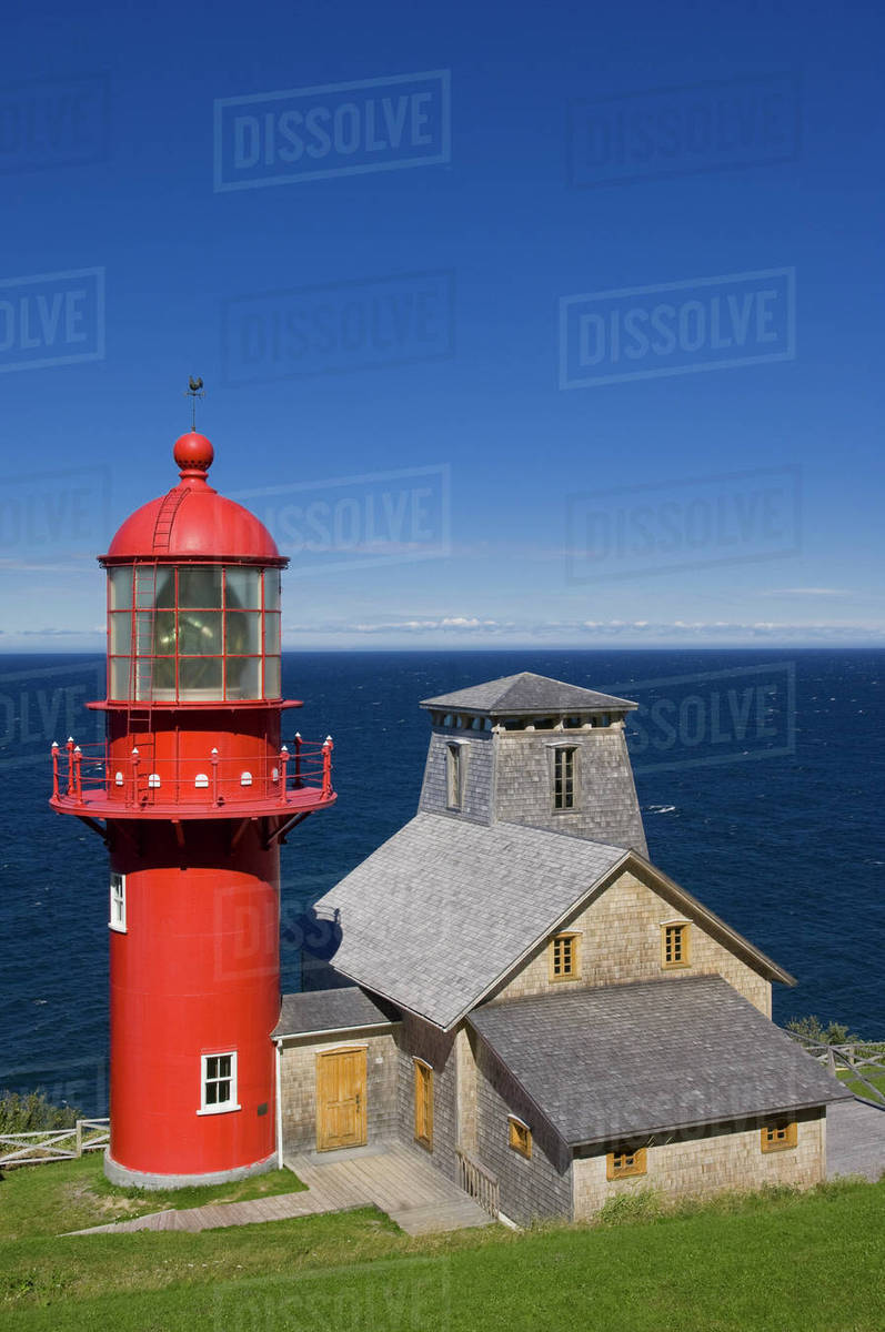 Pointe a la Renommee Lighthouse, Gaspe, Quebec - Royalty-free Stock ...