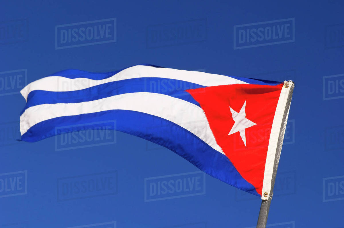 Cuban Flag, Cayo Largo, Cuba - Royalty-free Stock Photo | Dissolve