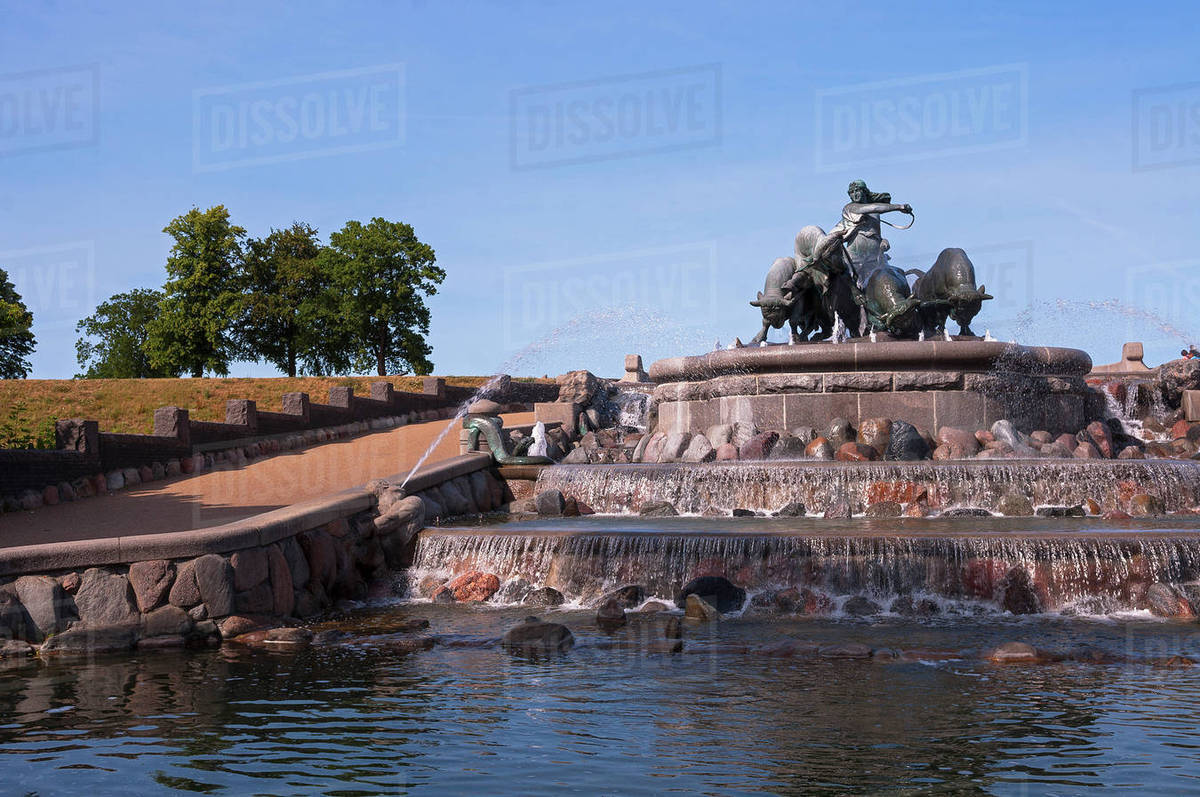 Gefion Fountain, Copenhagen, Denmark - Royalty-free Stock Photo | Dissolve