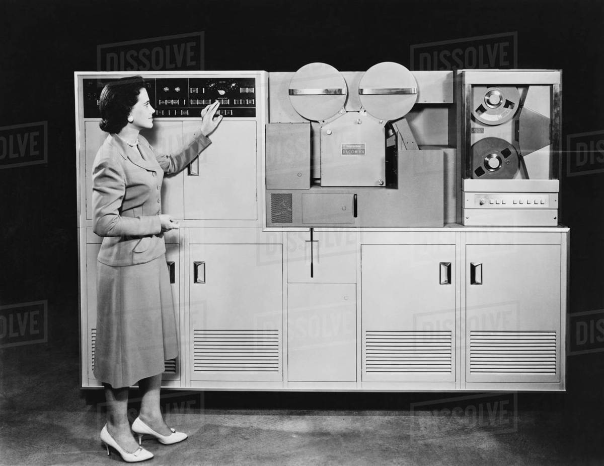 1950's COMPUTER - Royalty-free Stock Photo | Dissolve