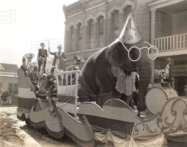 Elephant float - Royalty-free Stock Photo | Dissolve