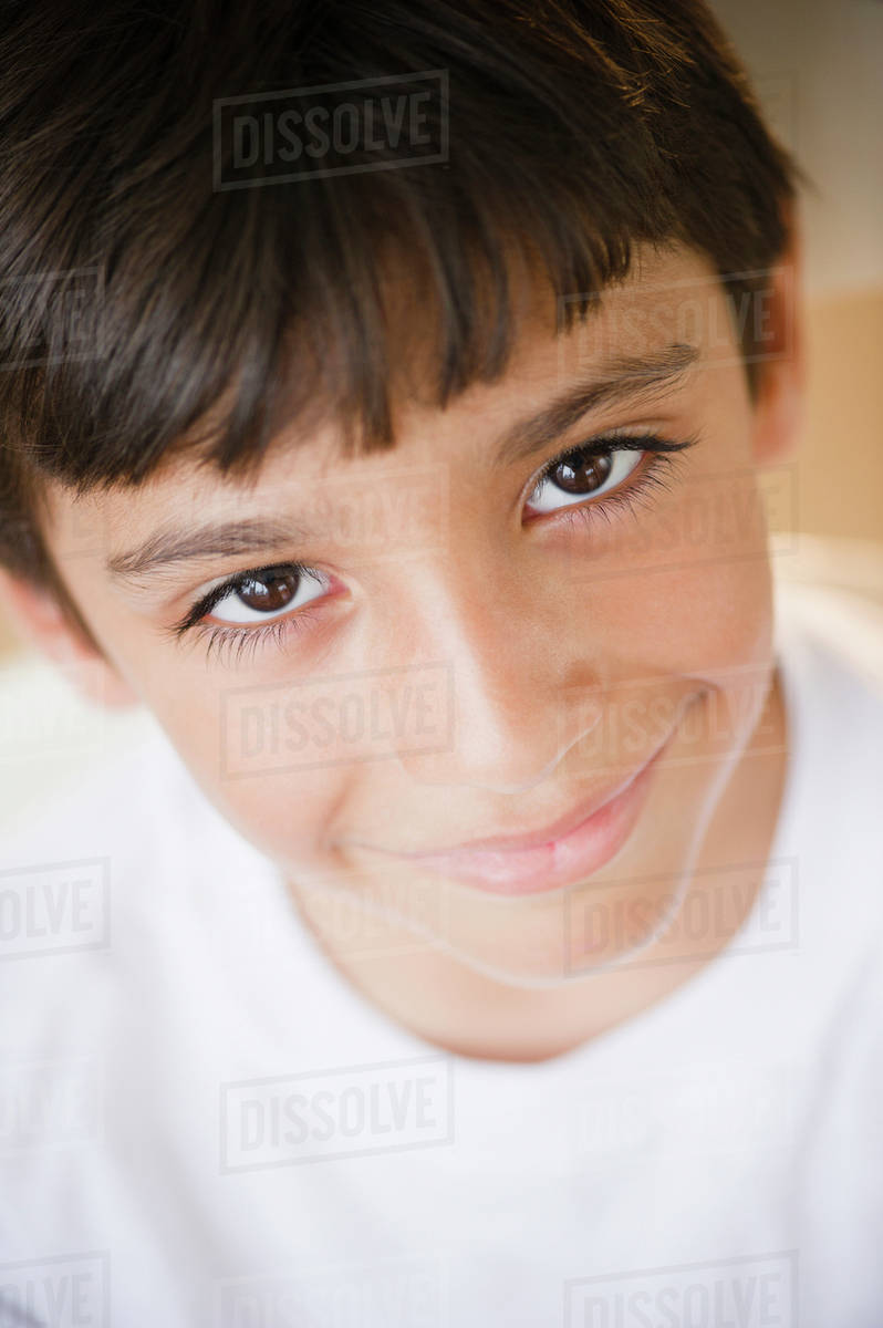 Smiling Hispanic boy - Royalty-free Stock Photo | Dissolve