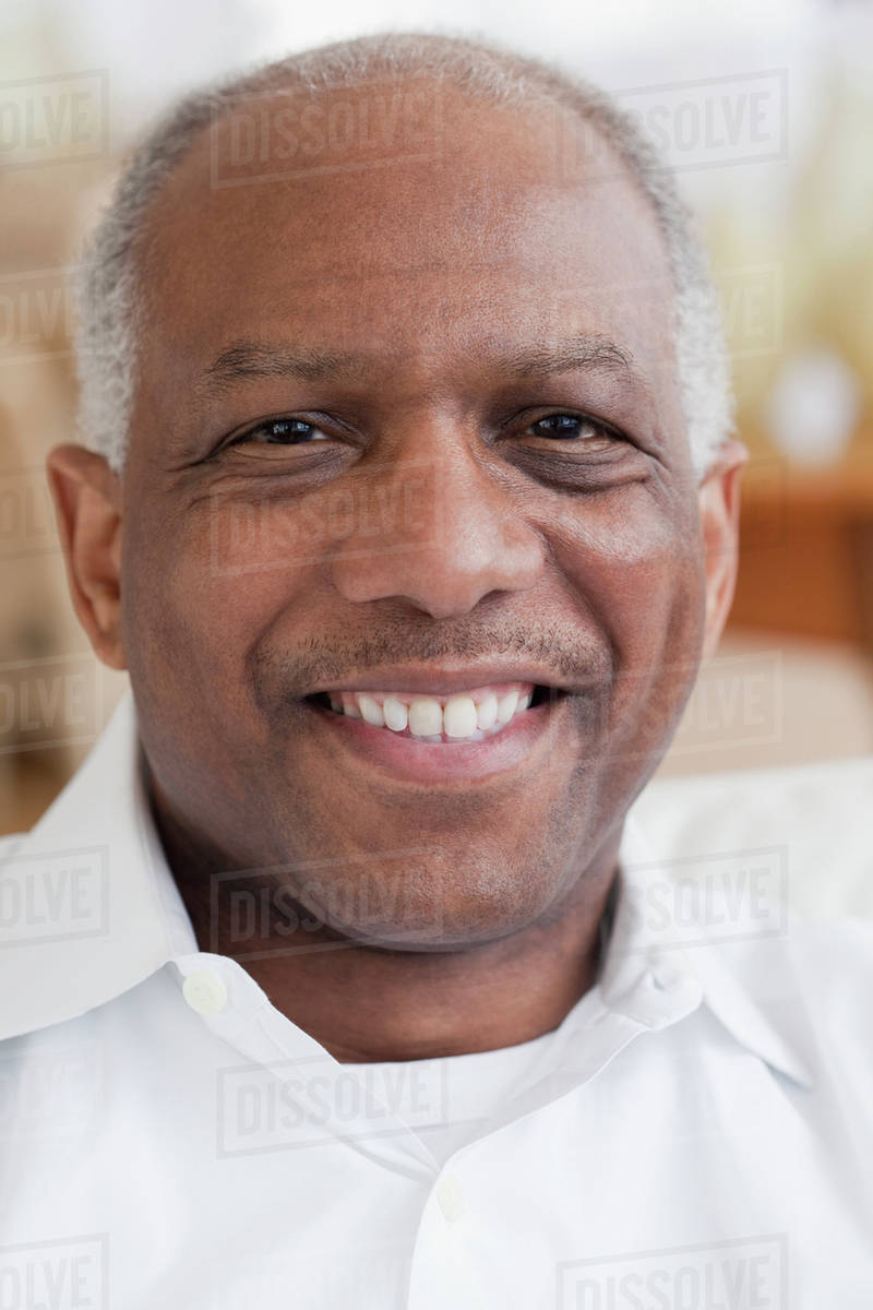 African man smiling - Royalty-free Stock Photo | Dissolve