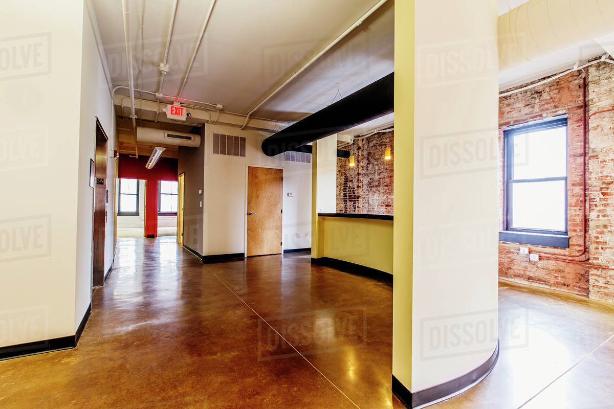 Empty room in modern office - Royalty-free Stock Photo | Dissolve