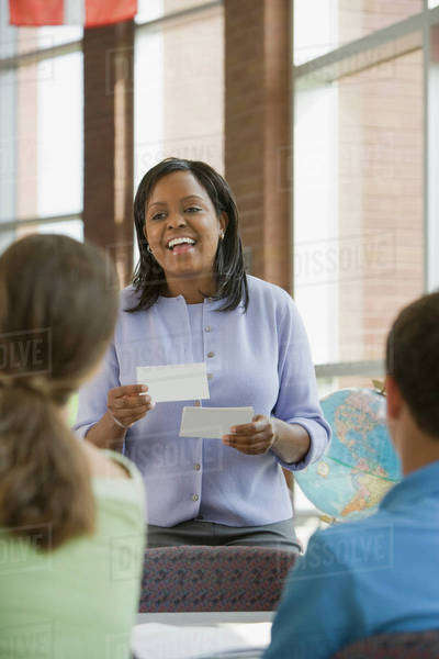 Teacher asking students questions - Royalty-free Stock Photo | Dissolve