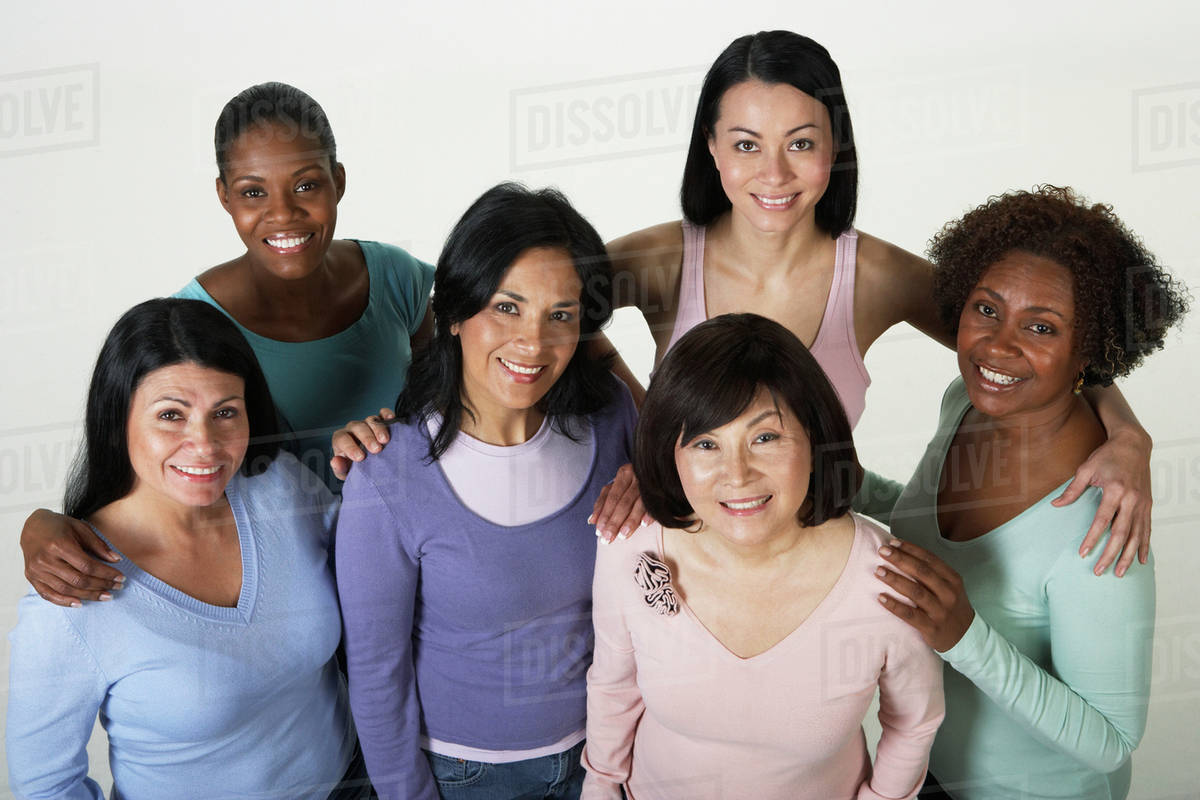 Group of multi-ethnic women - Royalty-free Stock Photo | Dissolve