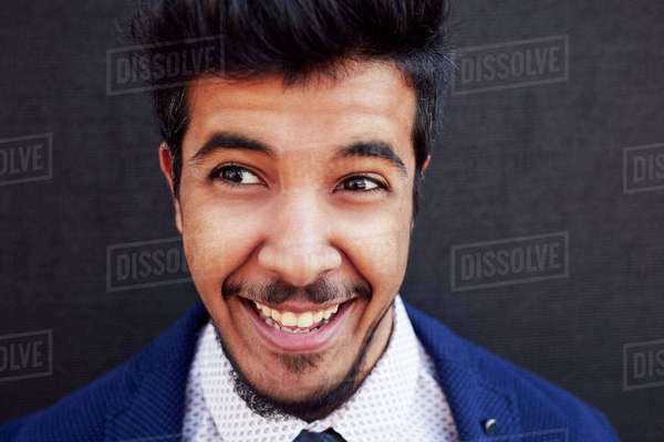 Smiling Middle Eastern man wearing jacket and tie - Royalty-free Stock ...