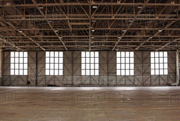 Empty warehouse - Royalty-free Stock Photo | Dissolve