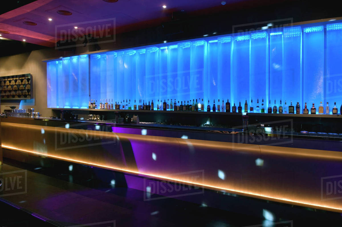 Bar inside modern nightclub - Royalty-free Stock Photo | Dissolve