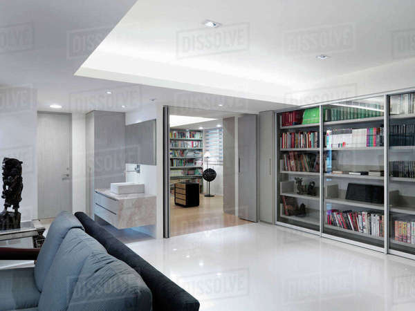 Interior view of a modern home - Royalty-free Stock Photo | Dissolve