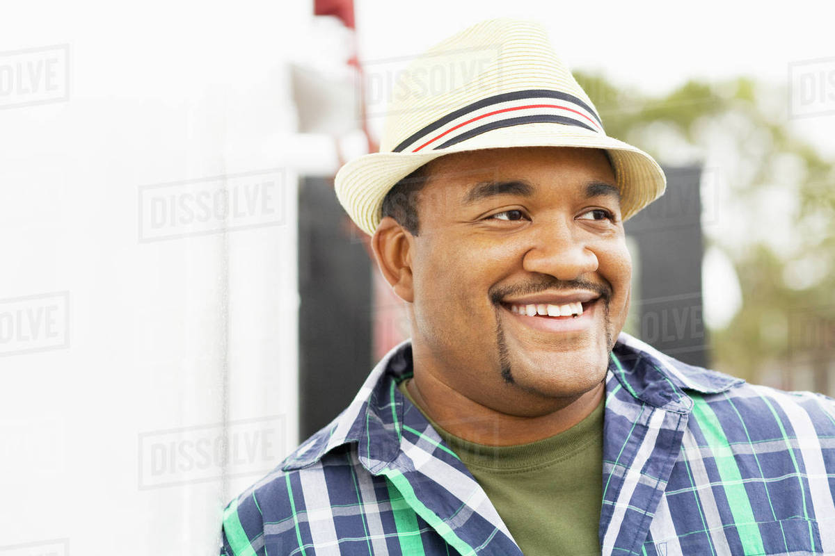 Smiling Black man - Royalty-free Stock Photo | Dissolve