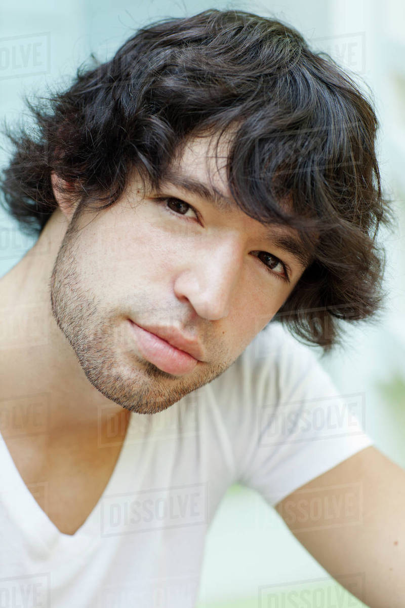 Serious mixed race man - Royalty-free Stock Photo | Dissolve