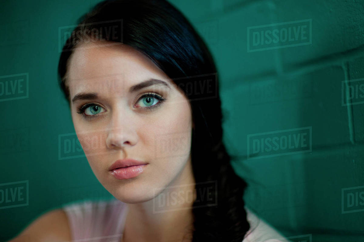 Portrait of serious woman - Royalty-free Stock Photo | Dissolve