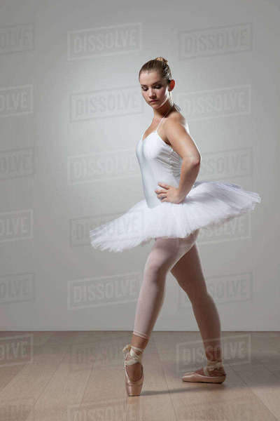 Graceful ballet dancer in tutu - Stock Photo - Dissolve