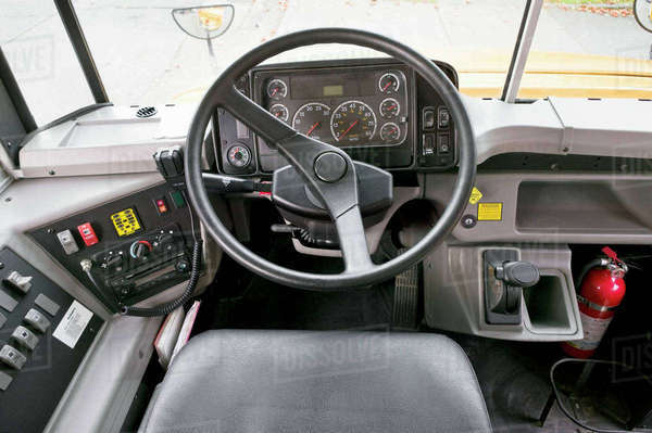 Bus Driver's Console - Stock Photo - Dissolve