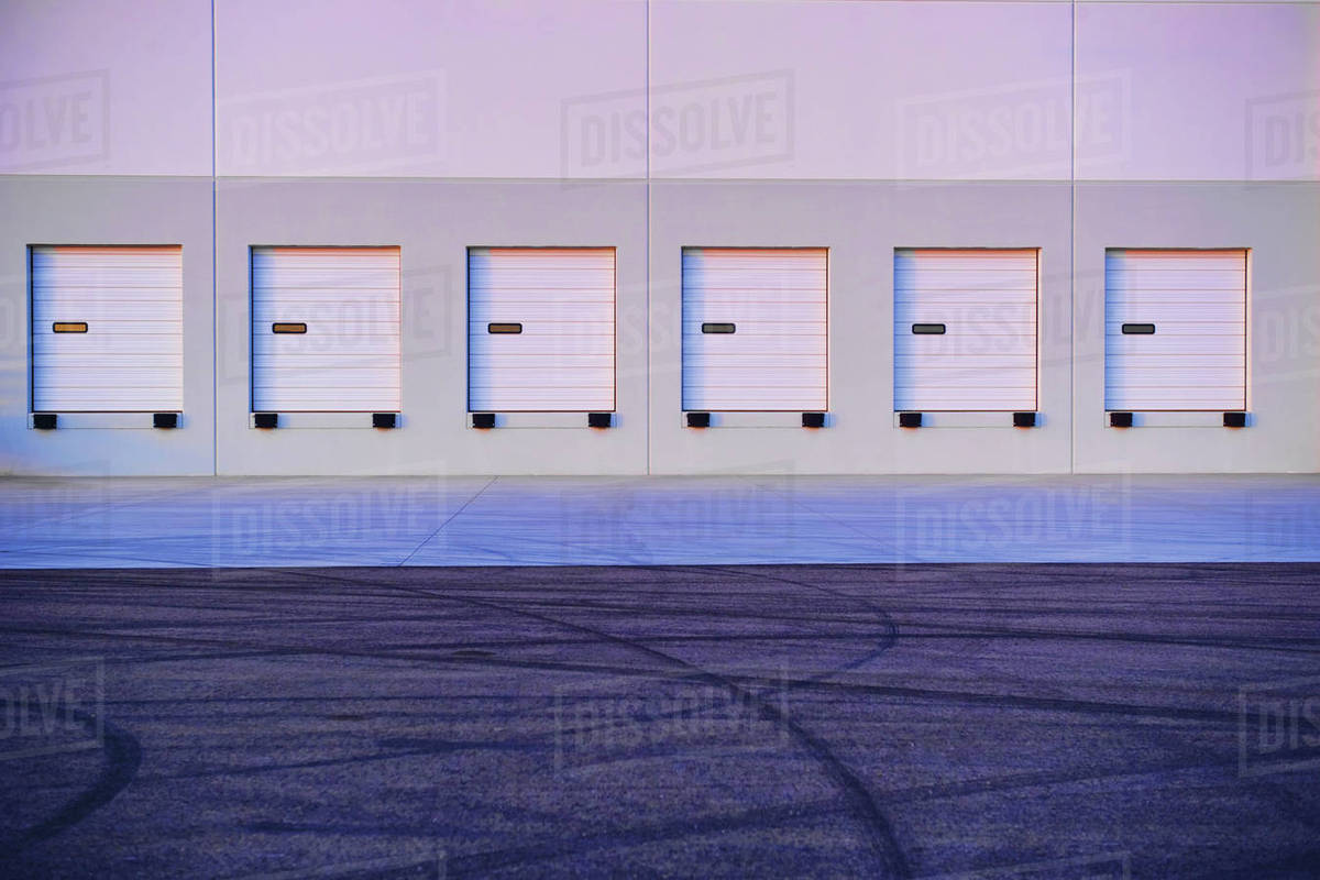 Distribution Center Bay Doors - Royalty-free Stock Photo | Dissolve