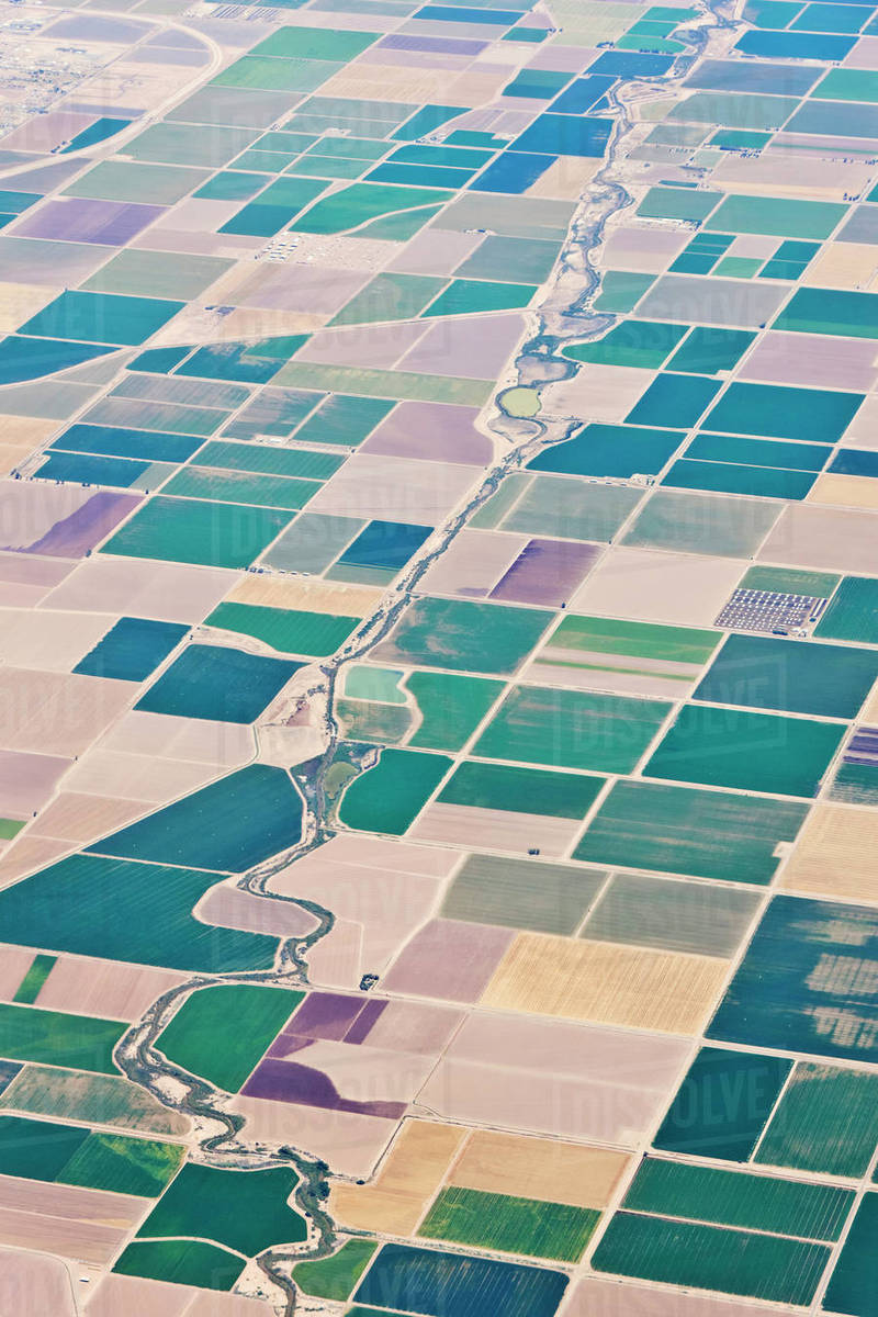 Patchwork Fields - Stock Photo - Dissolve