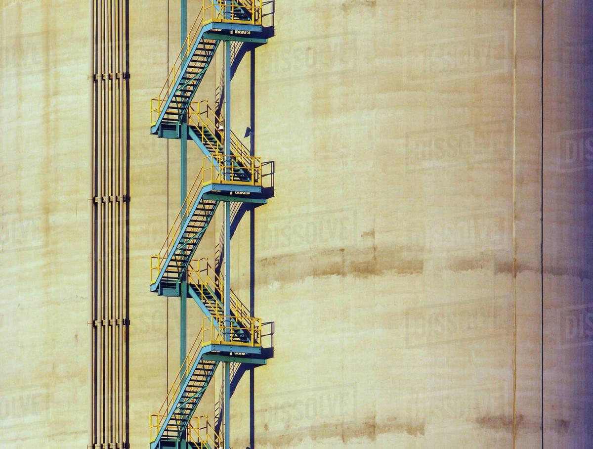 Ladder On Side of Building - Royalty-free Stock Photo | Dissolve