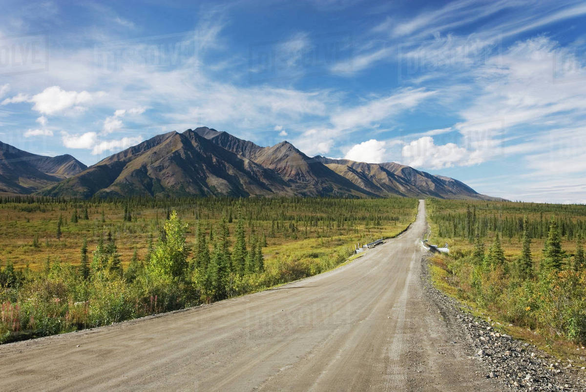 The Denali Highway in Alaska - Royalty-free Stock Photo | Dissolve