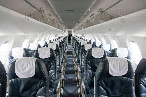 Empty airplane - Royalty-free Stock Photo | Dissolve