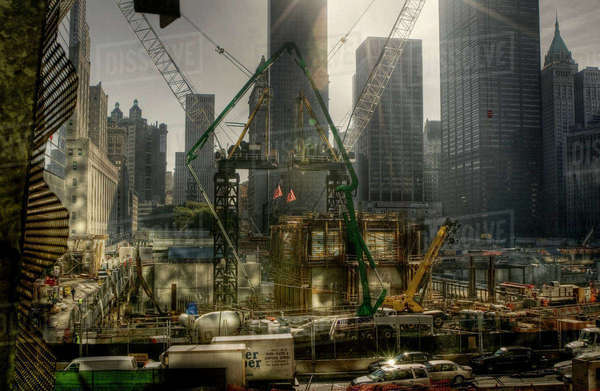 Rebuilding From Ground Zero in New York City - Royalty-free Stock Photo ...