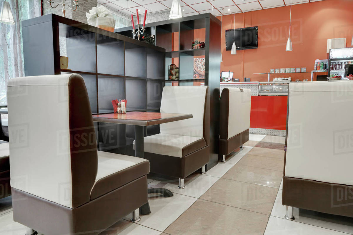 Modern Cafe Dining Room - Royalty-free Stock Photo | Dissolve