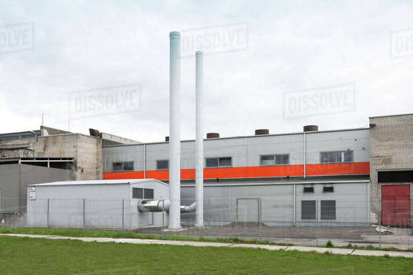 The exterior of a factory - Royalty-free Stock Photo | Dissolve