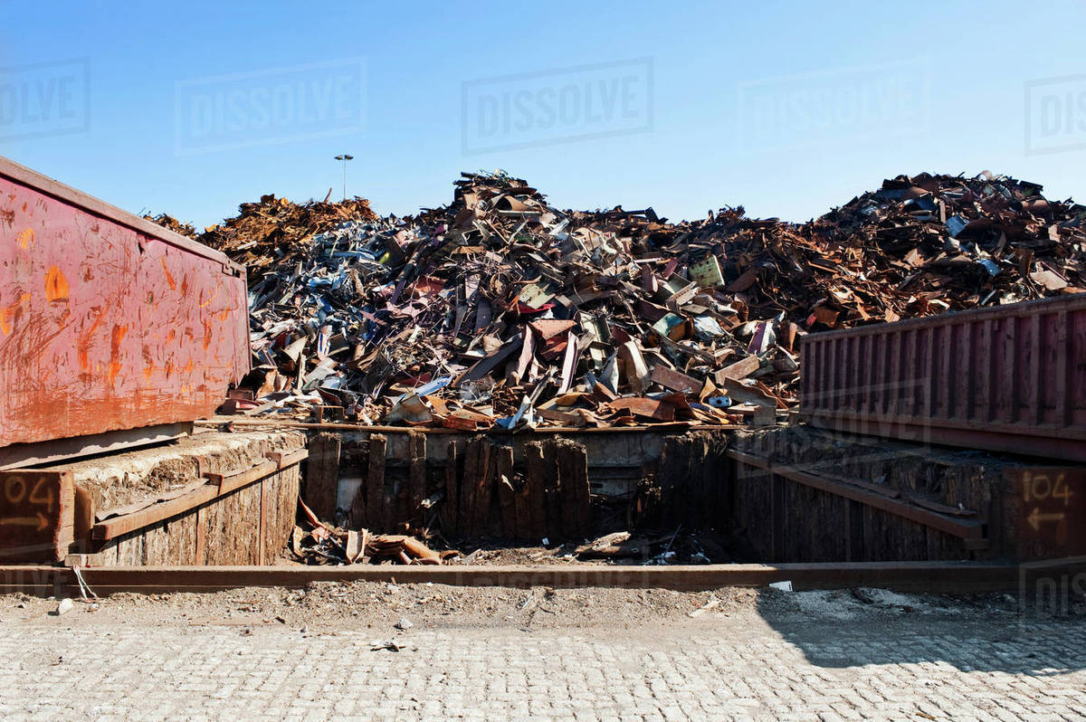 Garbage in landfill - Stock Photo - Dissolve