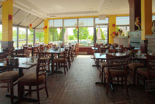 The interior of a restaurant - Royalty-free Stock Photo | Dissolve