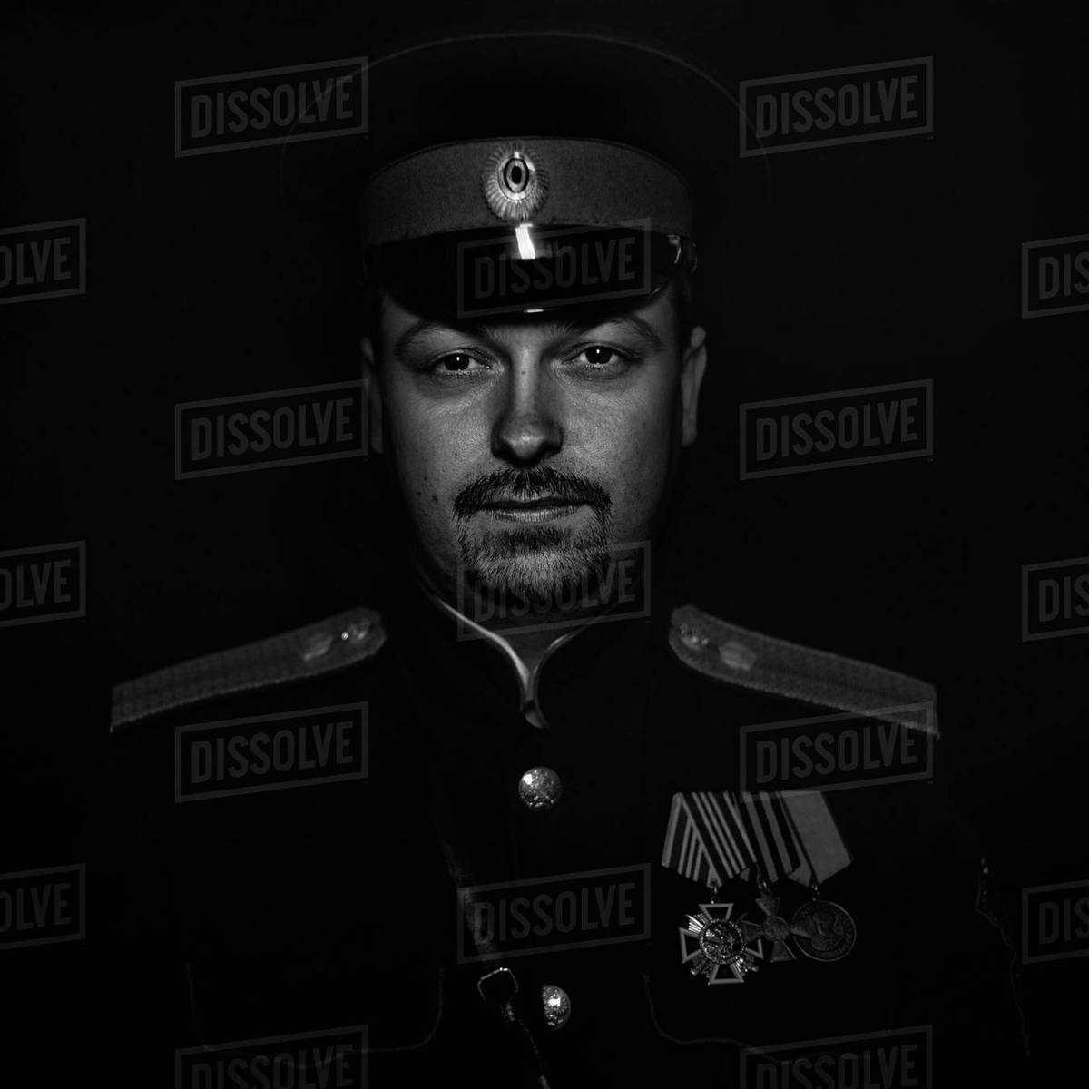 Cossack soldier wearing uniform - Royalty-free Stock Photo | Dissolve