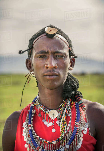 Black man wearing traditional clothing - Royalty-free Stock Photo ...