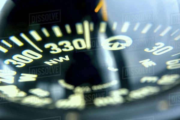 Close up of compass - Royalty-free Stock Photo | Dissolve