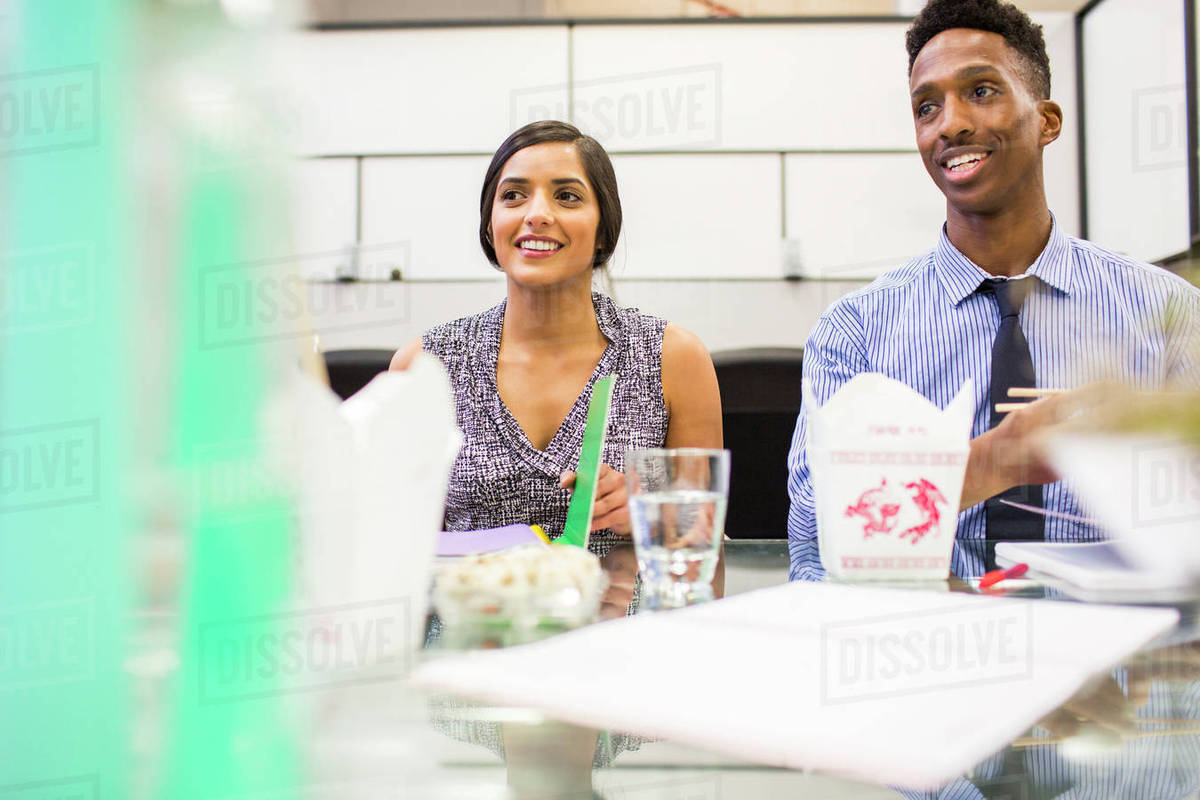 People eating with chopsticks in meeting - Royalty-free Stock Photo ...