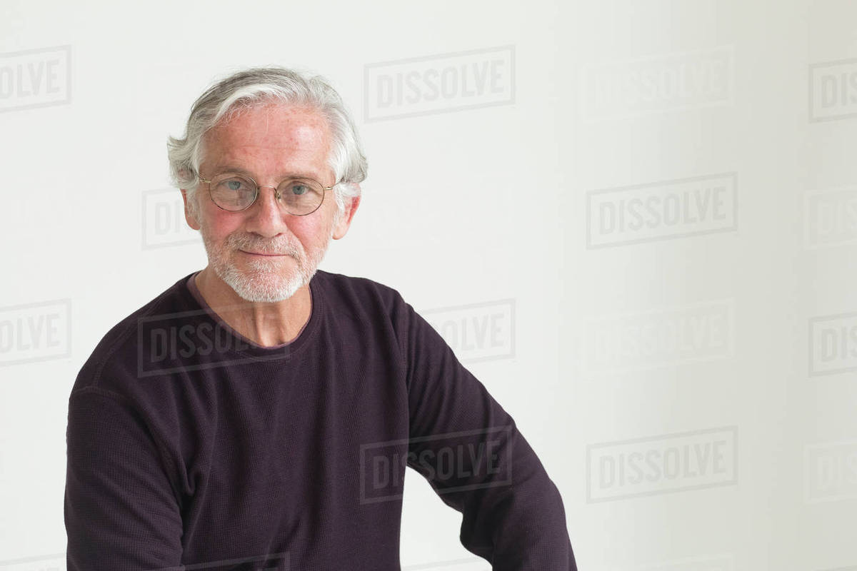 Portrait of confident older Caucasian man - Royalty-free Stock Photo ...
