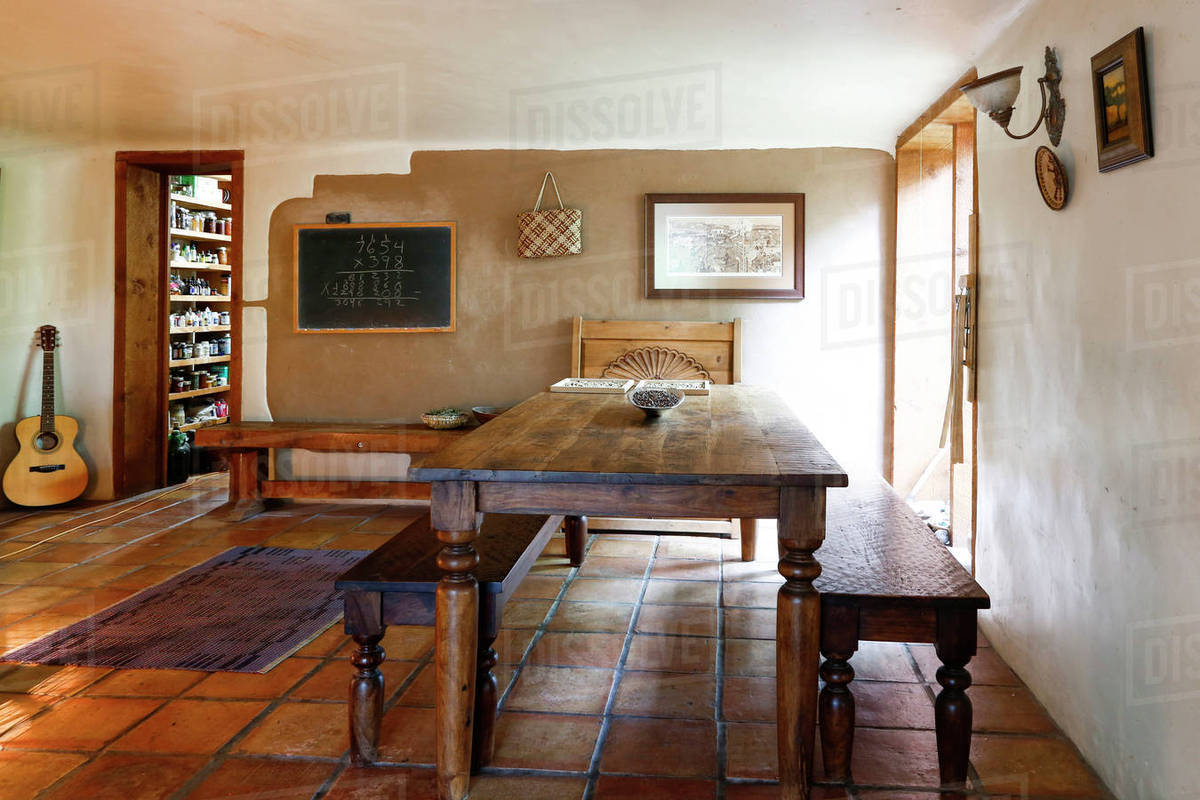 Traditional indigenous dining room - Stock Photo - Dissolve