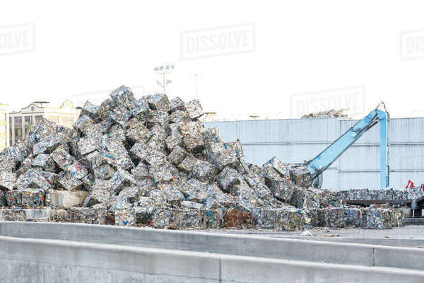 Piles of compacted garbage - Royalty-free Stock Photo | Dissolve