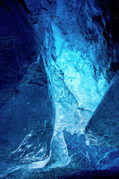 Ceiling of ice cave - Stock Photo - Dissolve