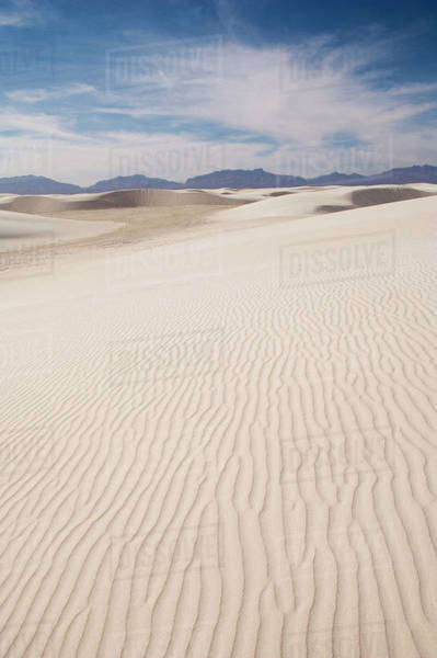 Ripples in sand dunes in desert - Royalty-free Stock Photo | Dissolve
