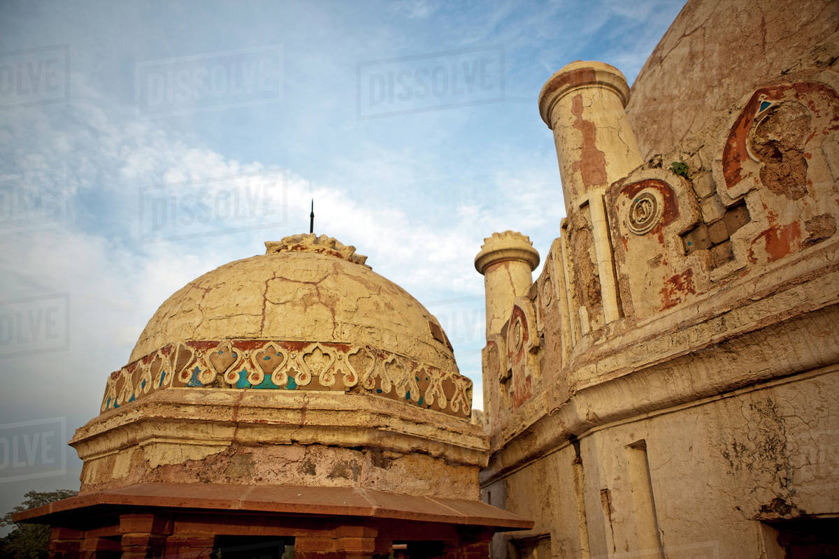 Dome of Building at Hanuman's Tomb - Stock Photo - Dissolve