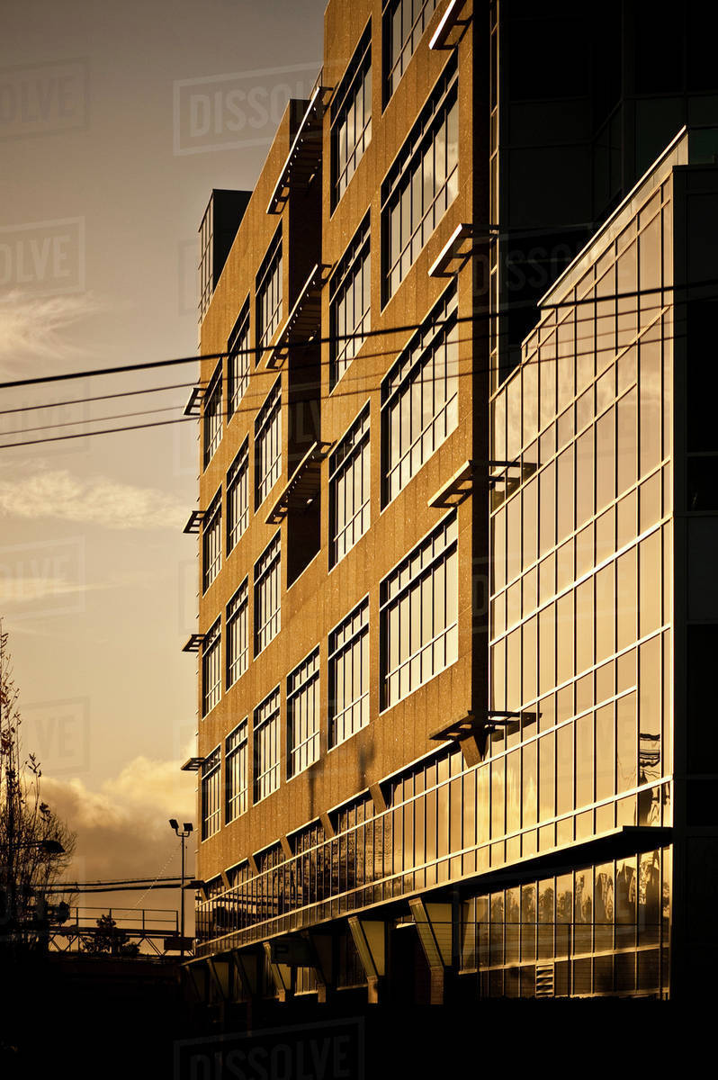 Sunlight Reflecting Off of Building Facade - Royalty-free Stock Photo ...