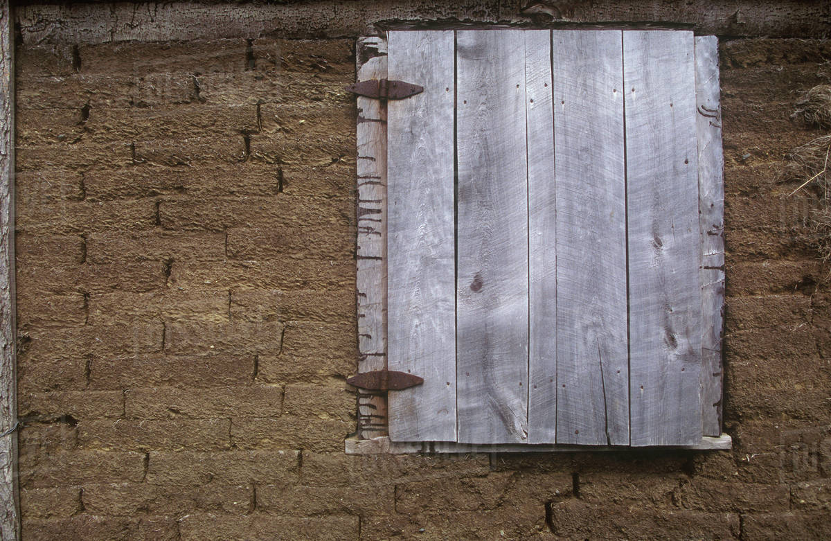 Wall of a Traditional Peat Building - Stock Photo - Dissolve