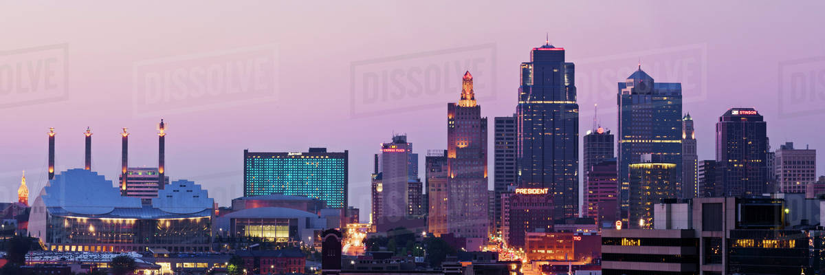 Cityscape, Kansas City, Kansas, United States - Royalty-free Stock ...