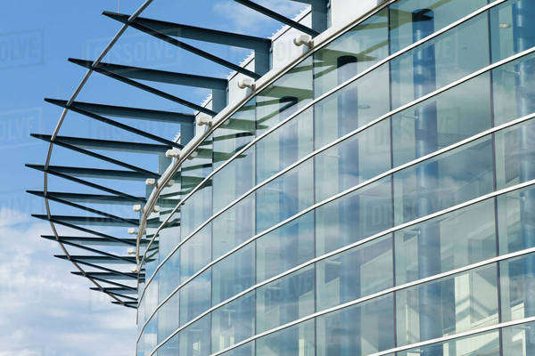 Glass Facade On Building - Stock Photo - Dissolve