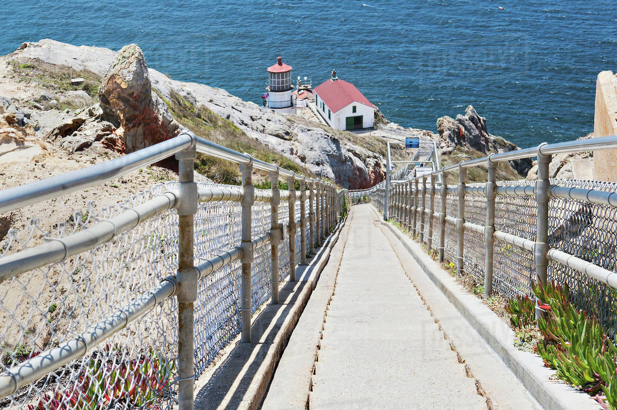At the Point Reyes Lighthouse Visitor Center - Stock Photo - Dissolve