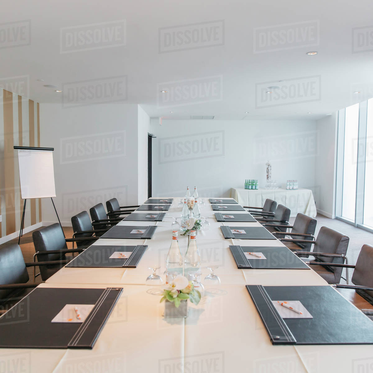 Empty meeting table in conference room - Royalty-free Stock Photo ...
