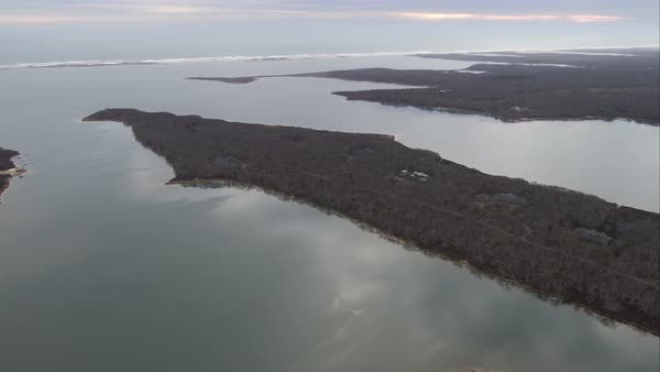 Edgartown Great Pond on Martha's Vineyard, Massachusetts. Shot in ...