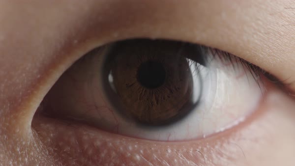 Close up young asian man's eye opening - 4K Royalty-free Stock Video ...
