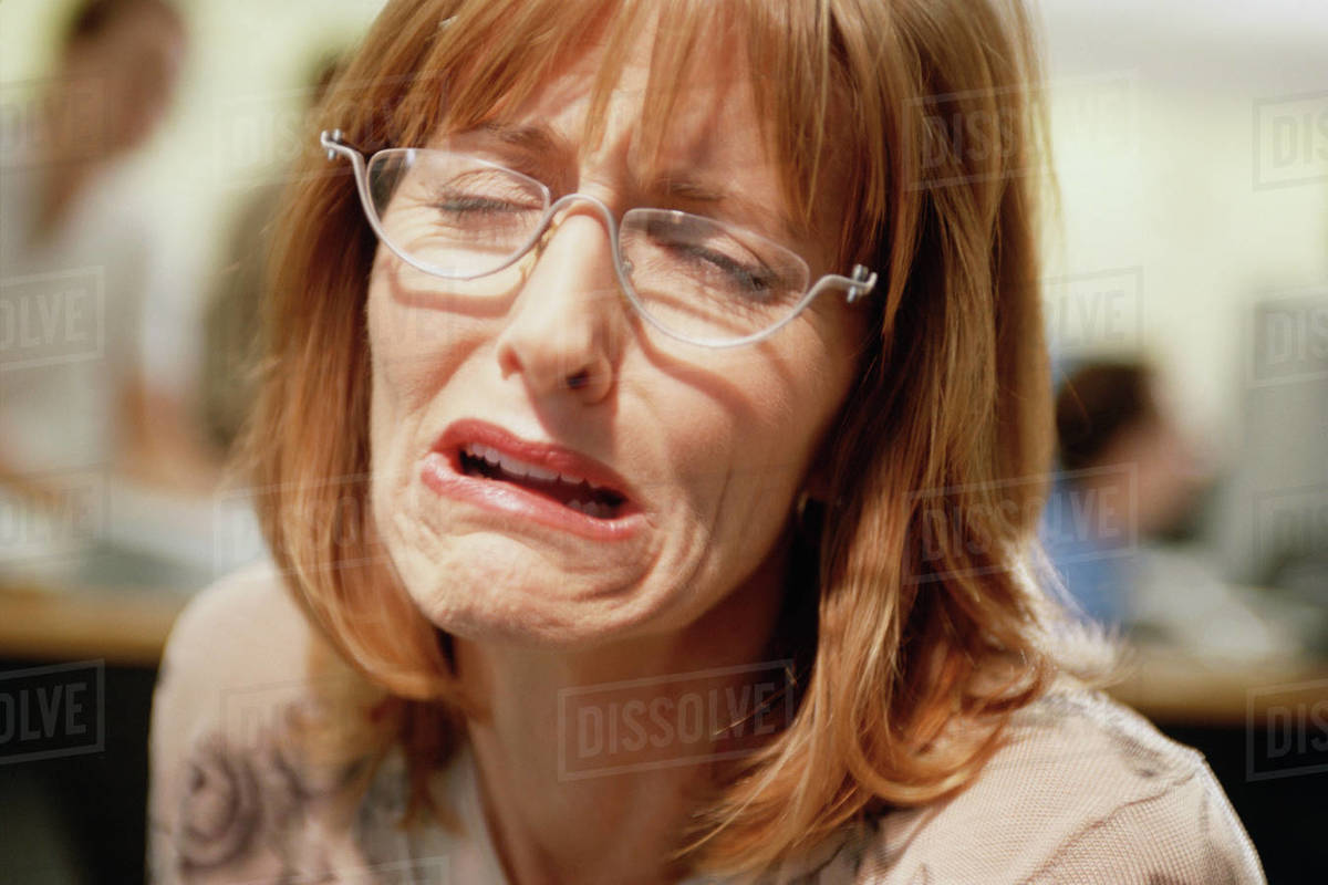 Businesswoman crying - Royalty-free Stock Photo | Dissolve