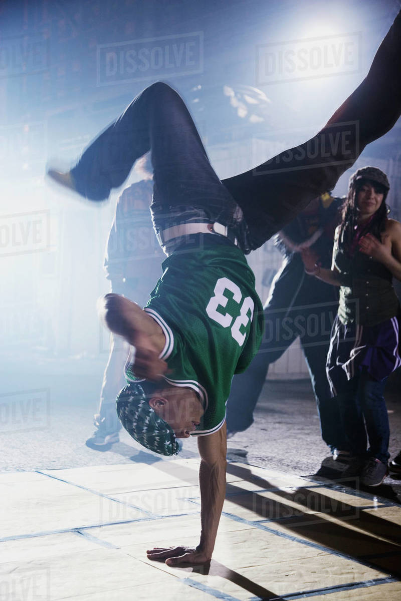 African man breakdancing - Royalty-free Stock Photo | Dissolve