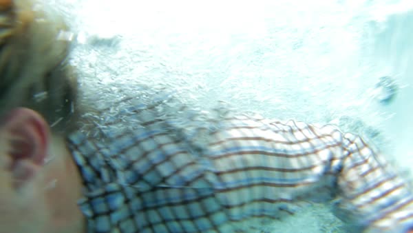 Surprised man falling into swimming pool - HD Royalty-free Stock Video ...